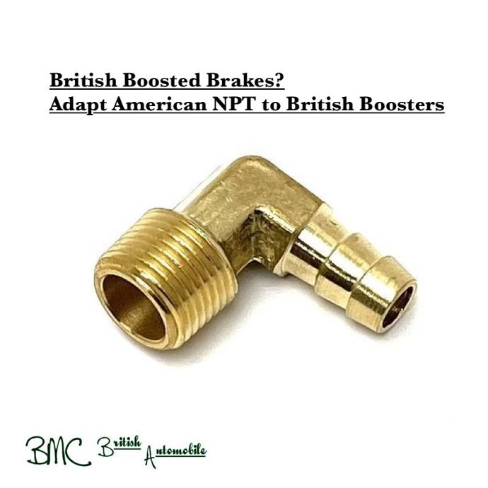Brake Booster, Manifold vacuum elbow | BMC British Automobile - Sports ...
